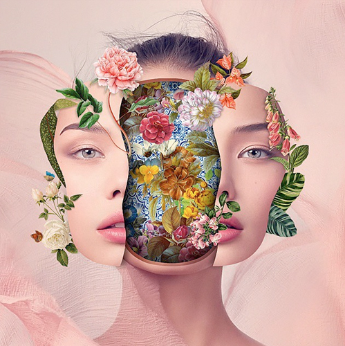 Marcelo Monreal makes portraits of sliced flower faces | Flower Factor